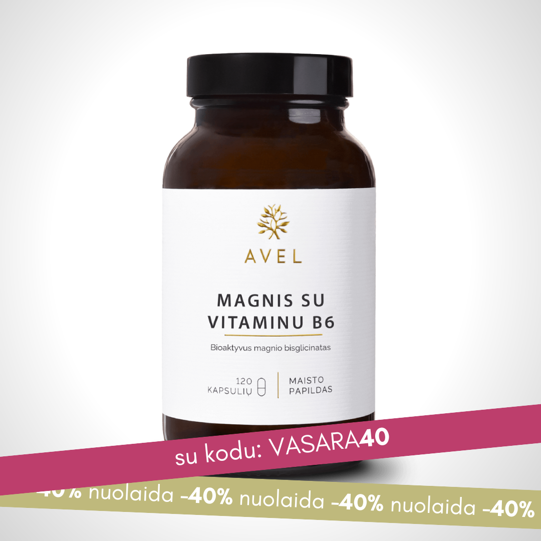 Bioaktyvus Magnio bisglicinatas | Sutaupyk -30%
