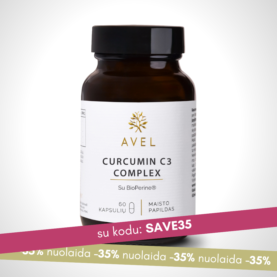 Kurkuminas C3 Complex® su BioPerine®